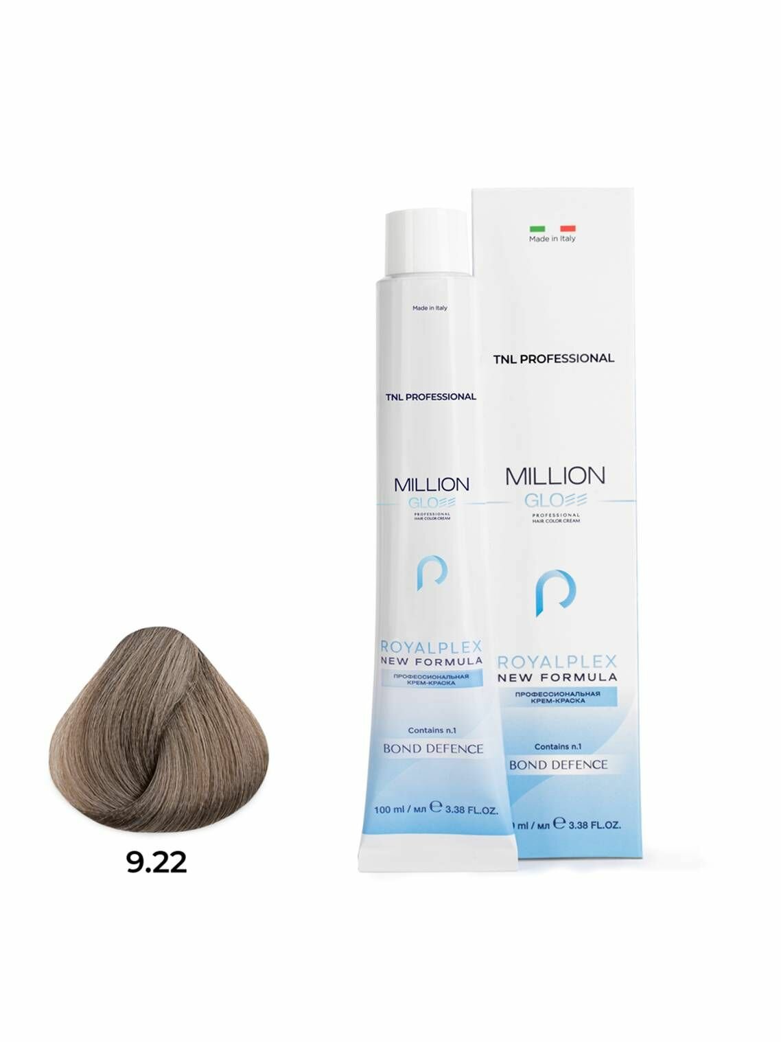 Крем-краска для волос TNL Professional Million Gloss оттенок 9.22