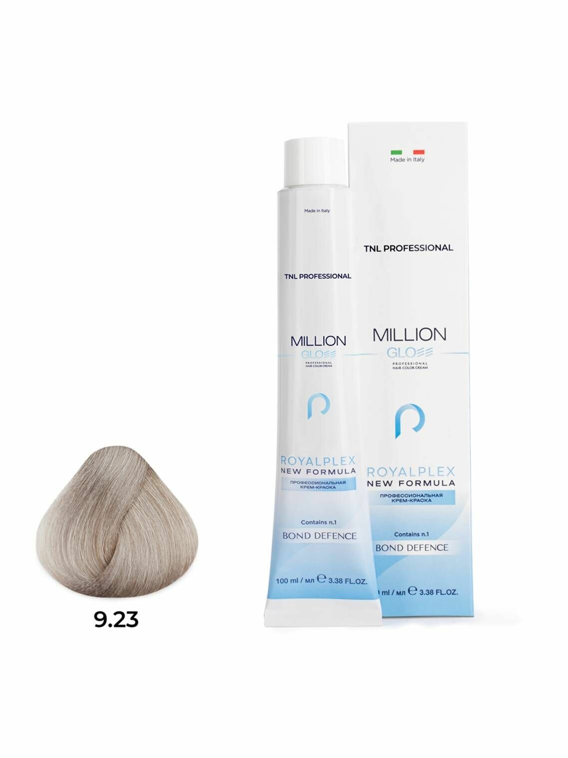 Крем-краска для волос TNL Professional Million Gloss оттенок 9.23