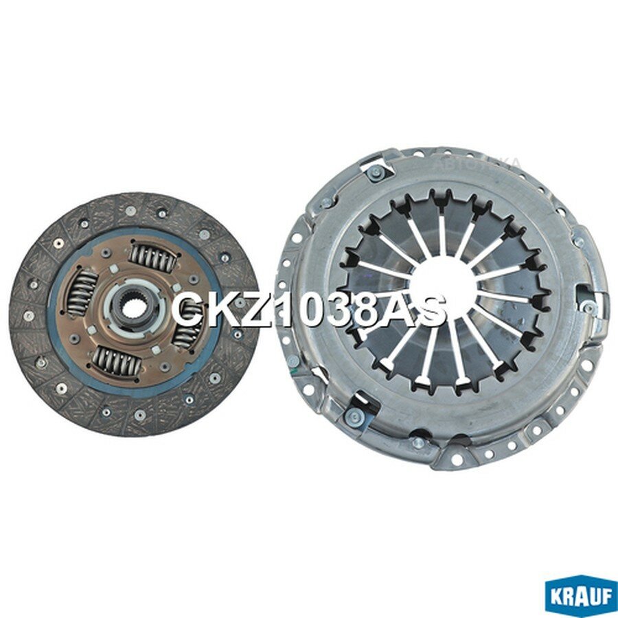 Сцепление к-т NISSAN QASHQAI I/JUKE/NOTE 1.6 07- без подшипника KRAUF CKZ1038AS