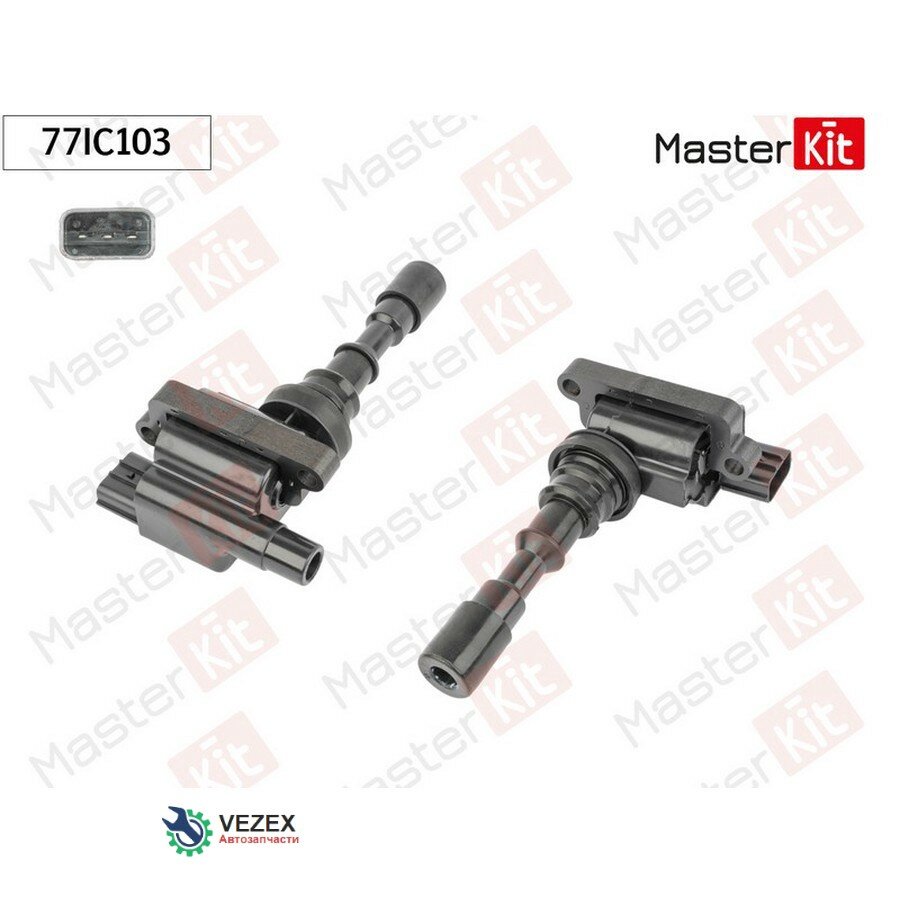 MASTERKIT 77IC103 Катушка зажигания KIA SORENTO 3.5 02-06 77IC103