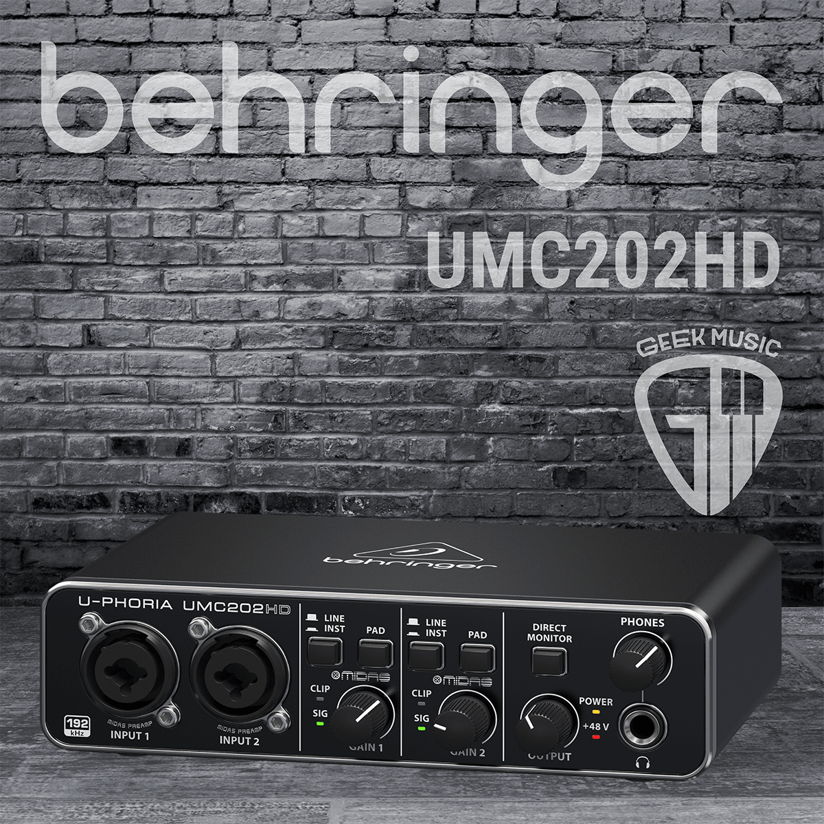 Behringer UMC202HD - USB-аудиоинтерфейс