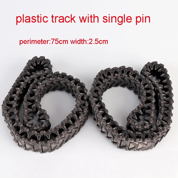 Гусеницы пластиковые с одним пином, 75см, 2.5см, track 2pcs