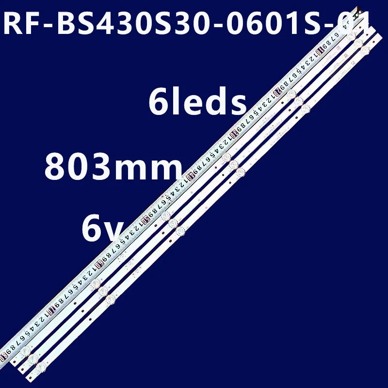 Светодиодная подсветка для телевизора 43 дюйма LT-324X3 MAX-E43CH-S RF-BS430S30-0601S-01 A3