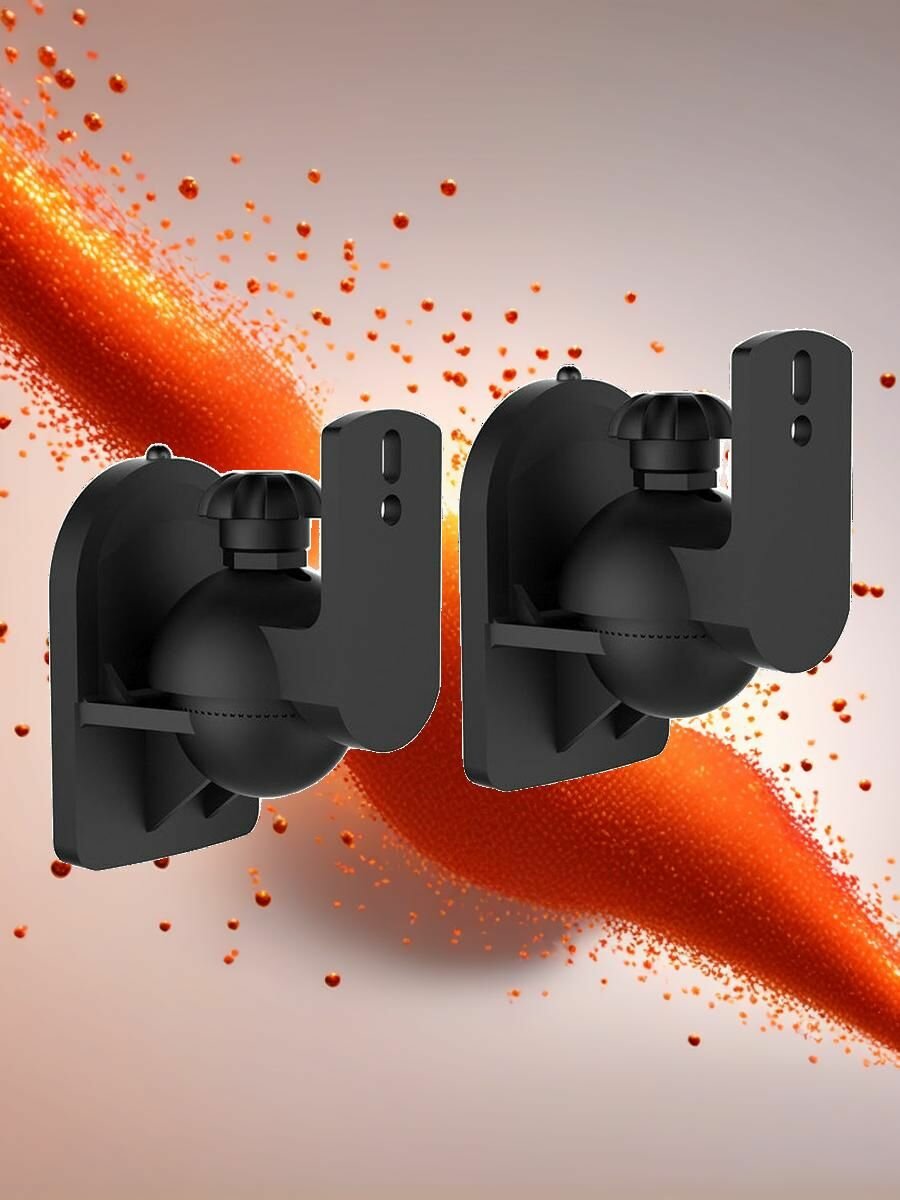 Кронштейн для колонок ARTKRON AK-28 / Крепление для акустики/ Полка для акустических систем на стену наклонно поворотный
