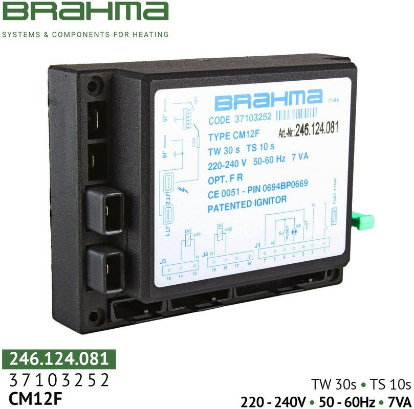 Блок управления горением BRAHMA CM12F 37103252