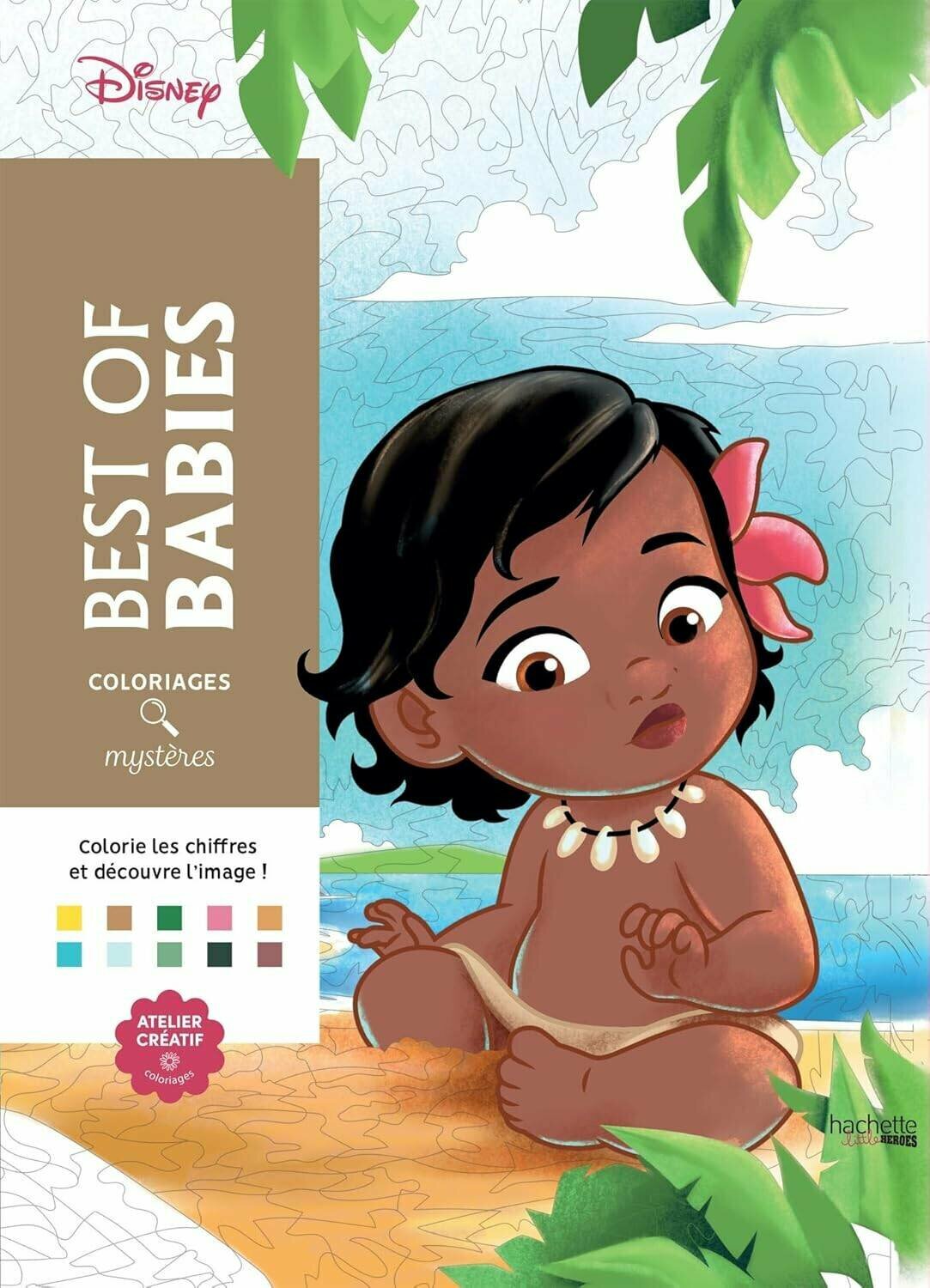 Collectif Disney. Coloriages mysteres Disney Best of - Babies Раскраска Волшебный мир Диснея Лучшие малыши /Книги на французском языке