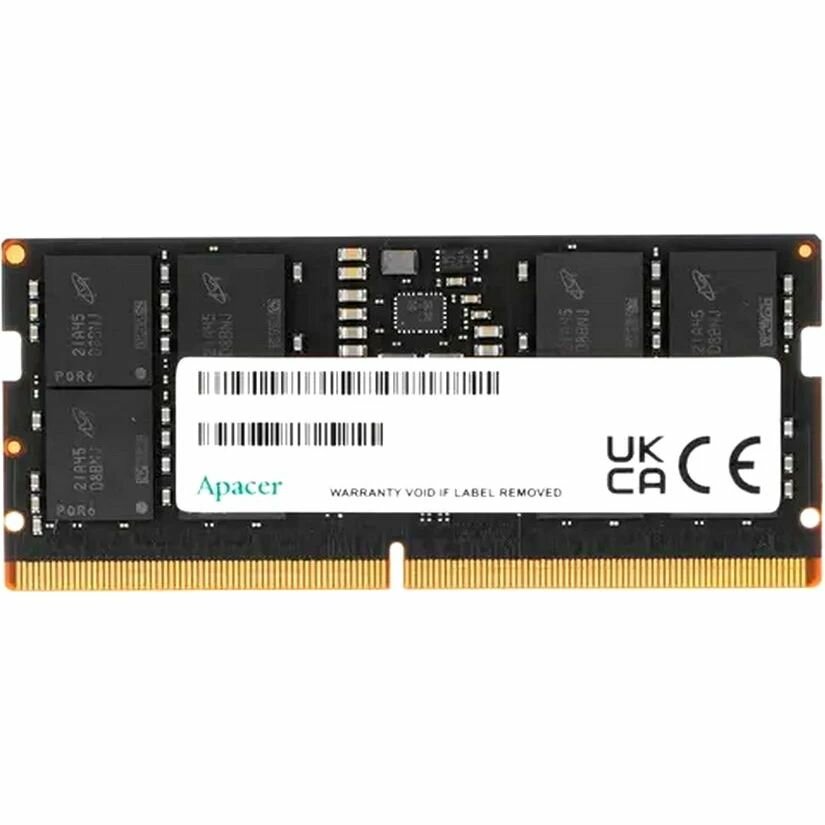 Оперативная память Apacer, DDR5, 16Gb (1x16Gb), 4800MHz, CL40, SO-DIMM