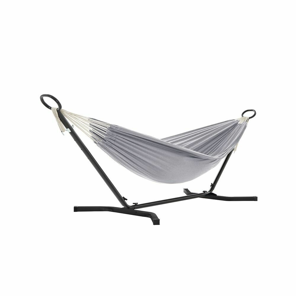 Гамак двухместный SONGMICS до 240 кг, цвет серый, 210 x 150 см, GHS001G01