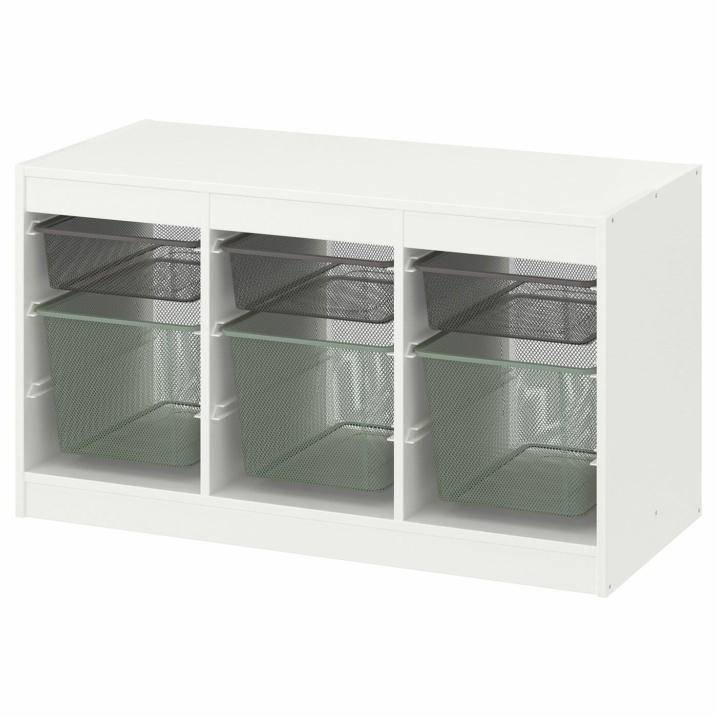 Стеллаж ikea TROFAST, белый, 99x44x56 см 894.803.17