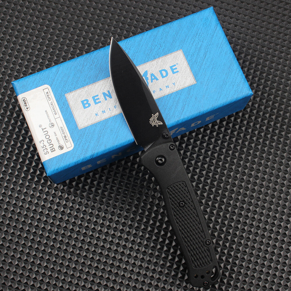 Benchmade535 Компактный многофункциональный складной нож с рукоятью из нейлона со стекловолокном, удобен для кемпинга, отдыха на природе и повседневных дел