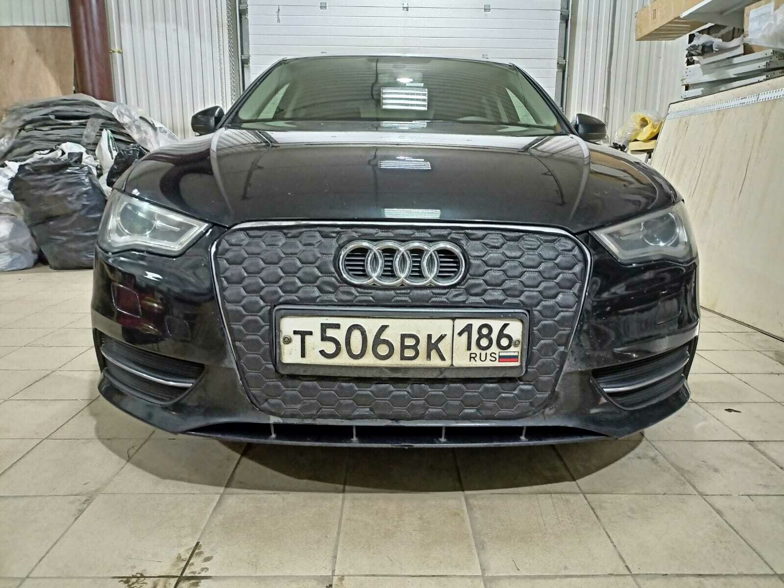 Утеплитель радиатора Экономия топлива Audi A3 2012-2016 (8V) Ауди А3