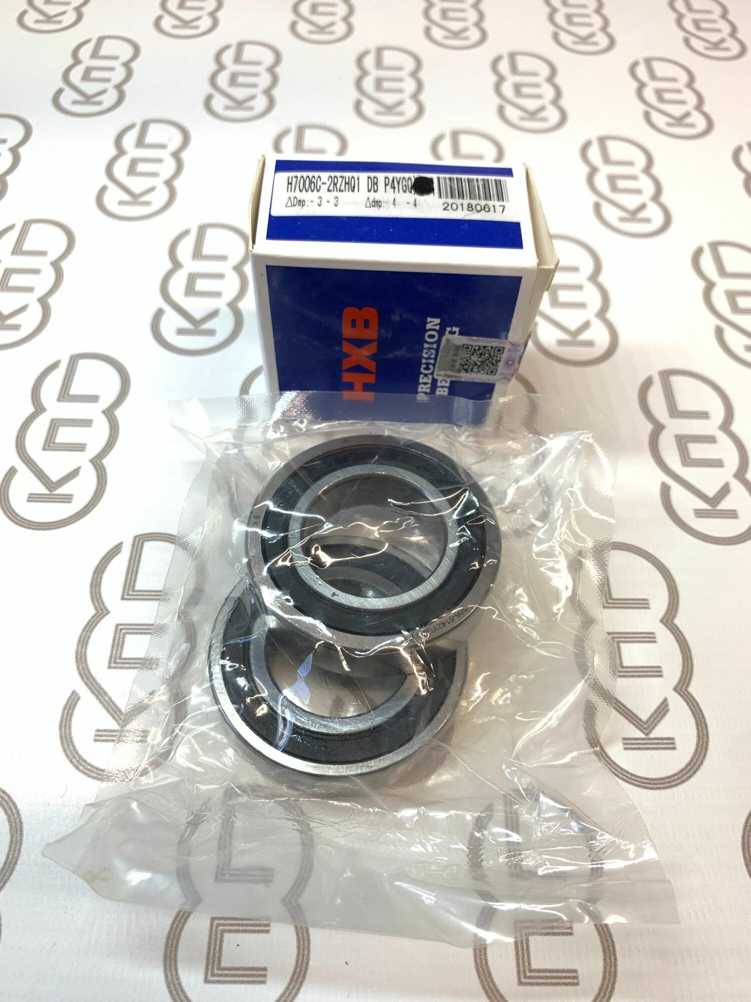 Подшипник керамический HXB Н7006 C 2RZHQ1 DB P4YGQ шпинделя станка дуплекс (комплект 2 штуки)