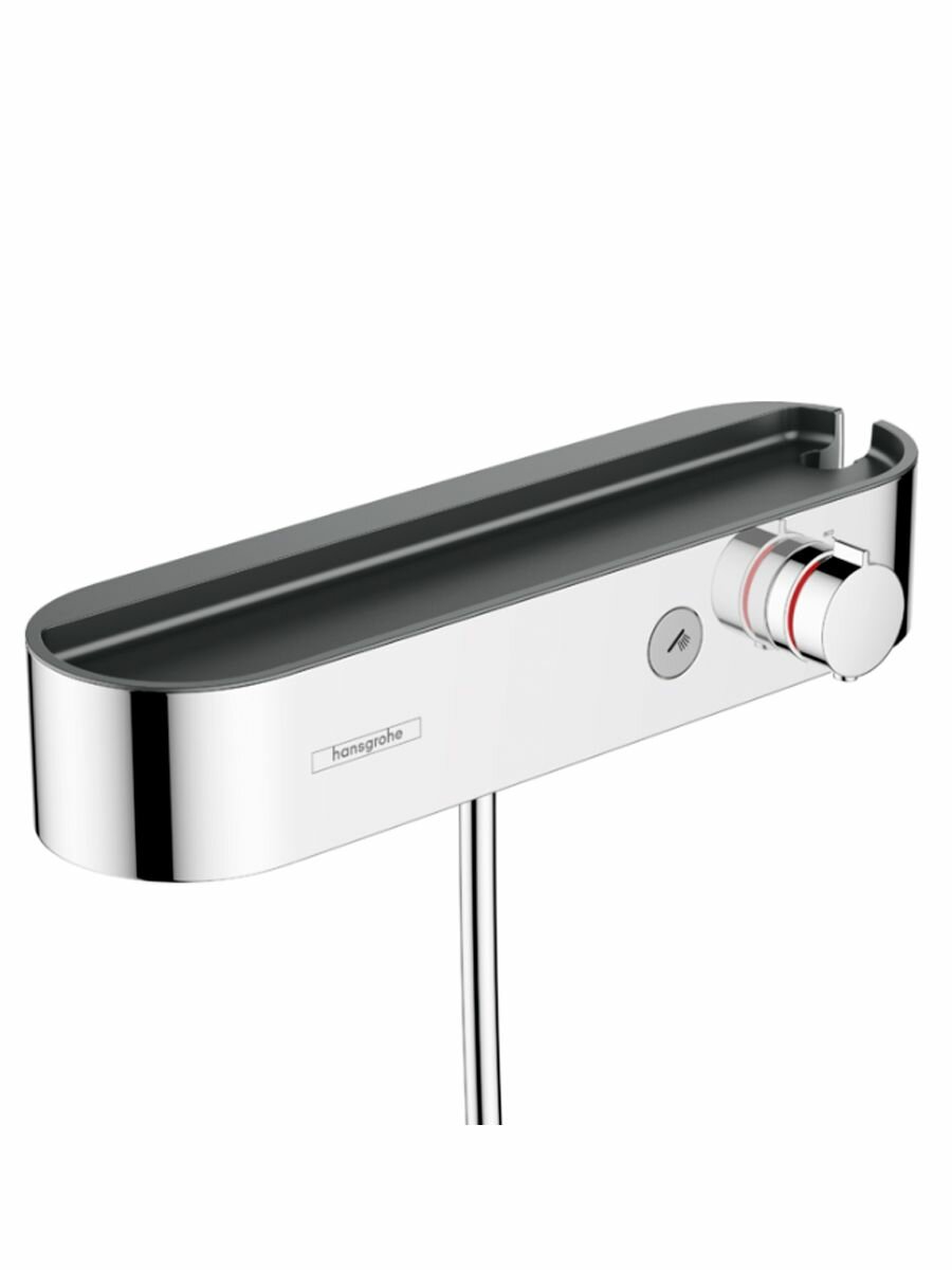 Смеситель для душа с полочкой, корпус ABS пластик, Hansgrohe ShowerTablet Select 24360000