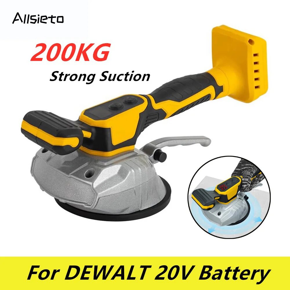 Вибратор для плитки ALLSIETO TOOL 8 скоростей, беспроводной