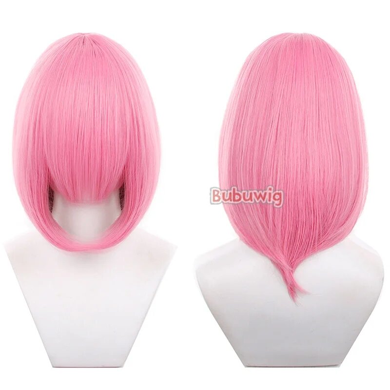 Розовый парик BUBUWIG, 40 см, цвет 78