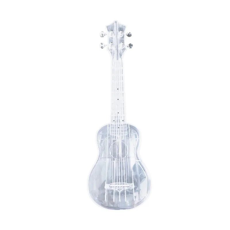 Kiboule Укулеле MS5450-JY, 21 дюйм, корпус Пластик, Прозрачный