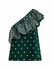 Блуза ESSENTIEL ANTWERP Embroidered ruffled blouse, размер 40, зеленый,
