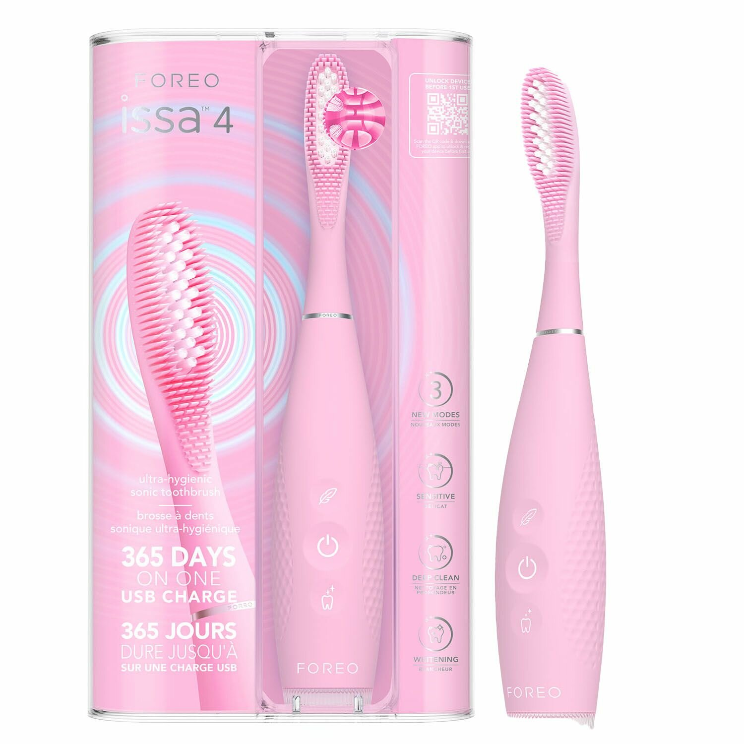 FOREO ISSA 4 Электрическая зубная щетка Pearl Pink