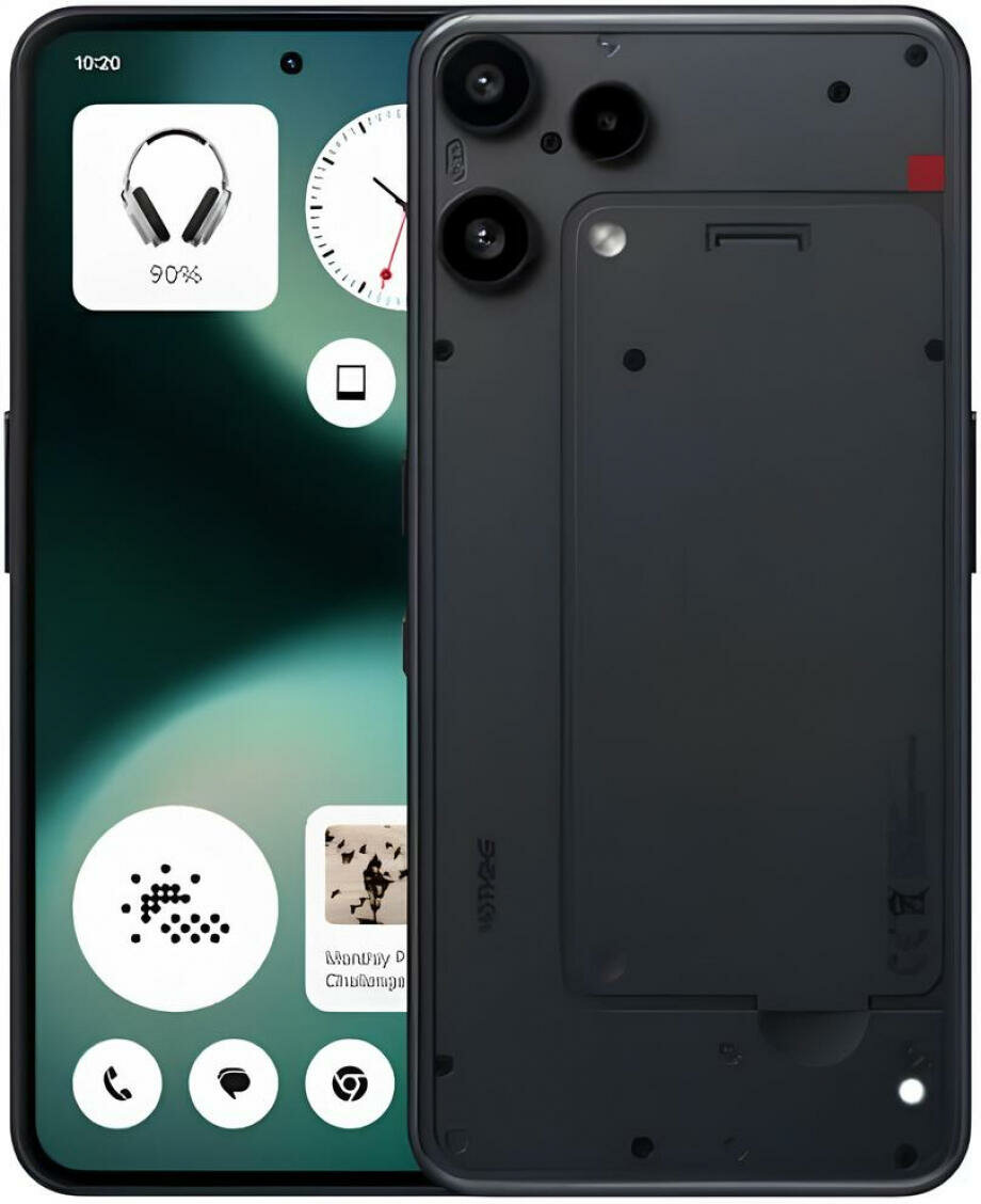 Смартфон Nothing Phone 3A Lite, 5G, NFC, Dual nano SIM, 8/128Gb, Black (Черный)