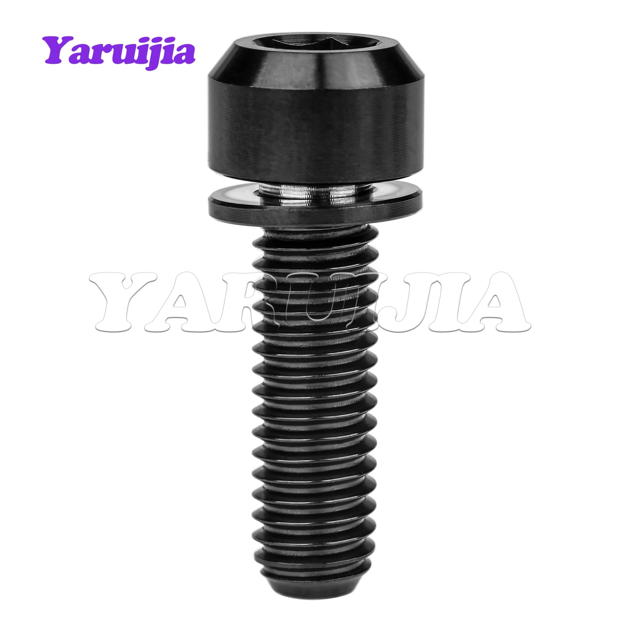 Титановые болты Yaruijia M6x35mm, Black