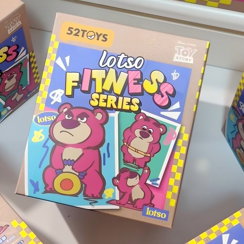 52TOYS Медвежонок клубника Ген 4 флокированный фигурка на столе слепой бокс - случайные 3 шт с скрытой вариацией