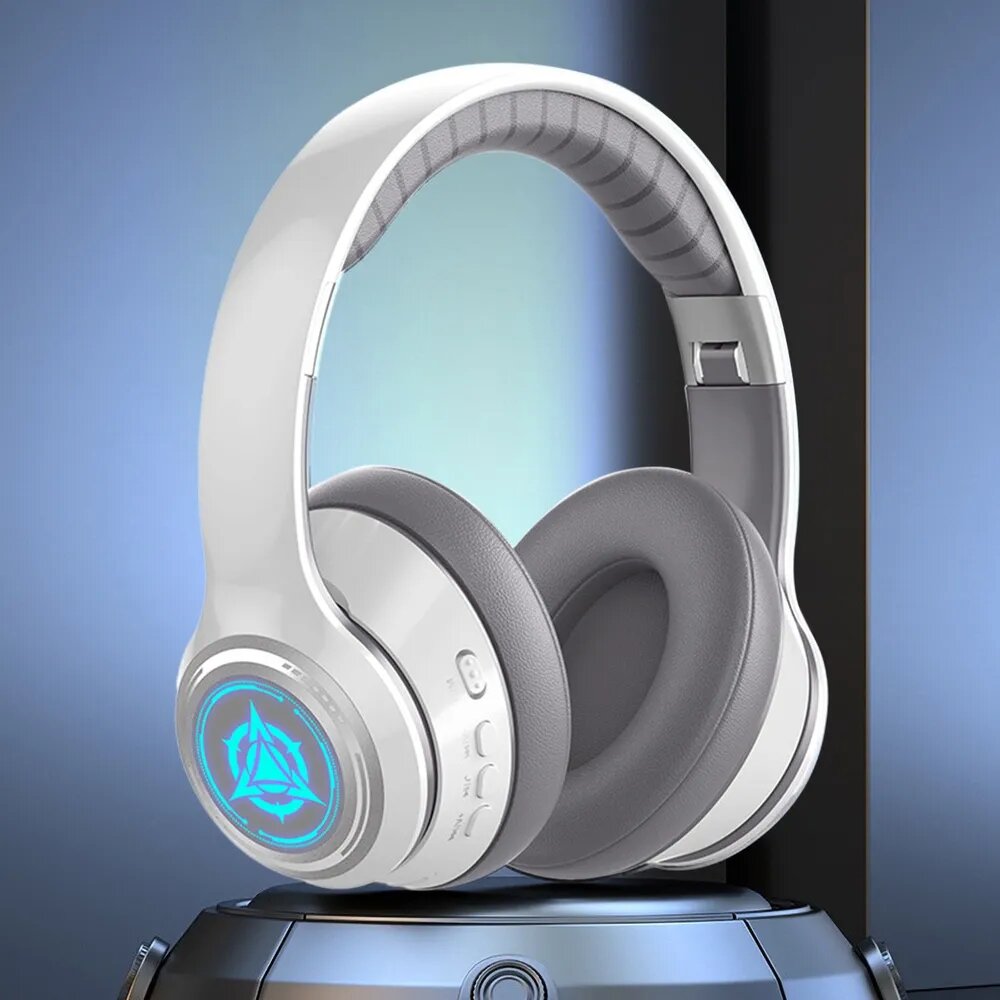 Viikei Наушники беспроводные с микрофоном, Bluetooth, USB Type-C, белый