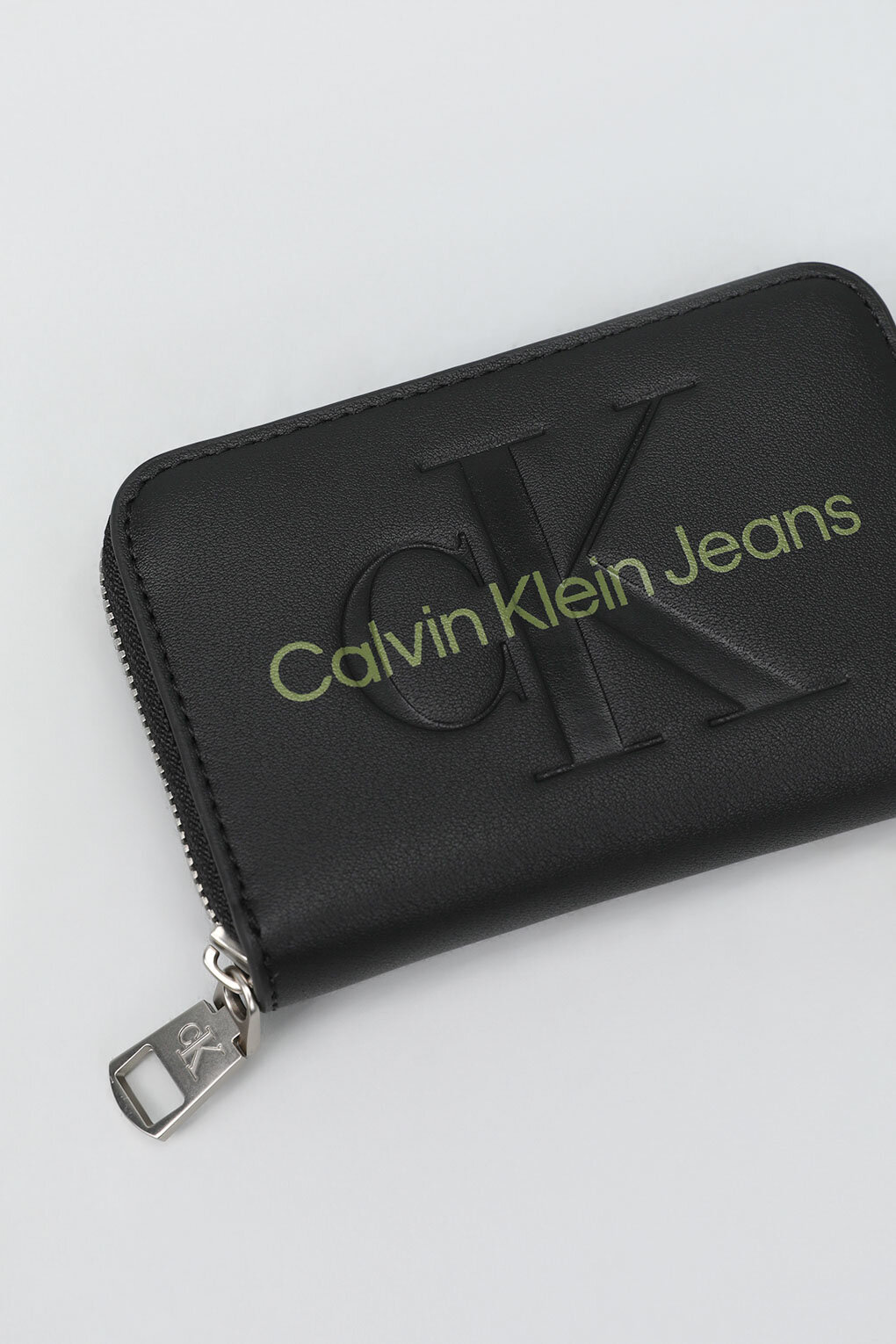 Кошелек CALVIN KLEIN, черный/зеленый — фото 1
