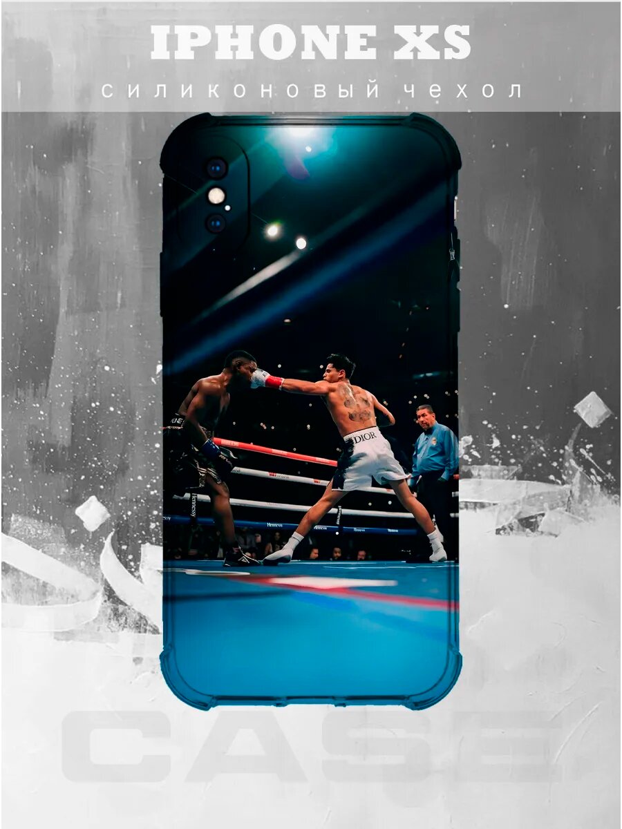 Чехол на IPHONE XS с принтом бокс