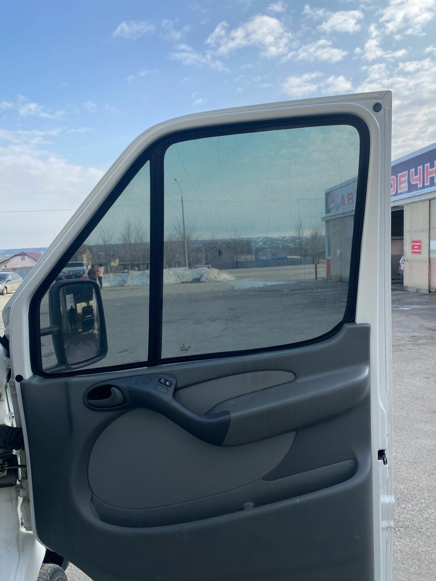 Каркасная шторка/сетка на MERCEDES SPRINTER CLASSIIC цельная /спринтер классик