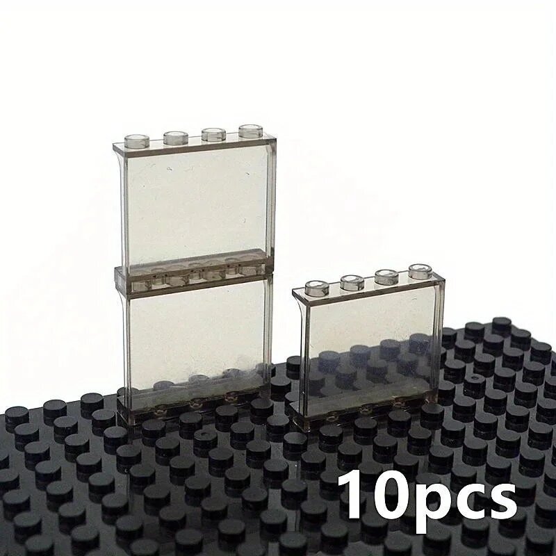 Конструктор City View прозрачные блоки 10 шт Transparent grey