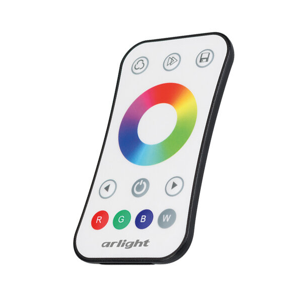 Пульт управления многоцветной RGB/RGBW подсветкой SMART-R14-RGBW (1 зона, 2.4G) (Arlight, IP20 Пластик, 5 лет)