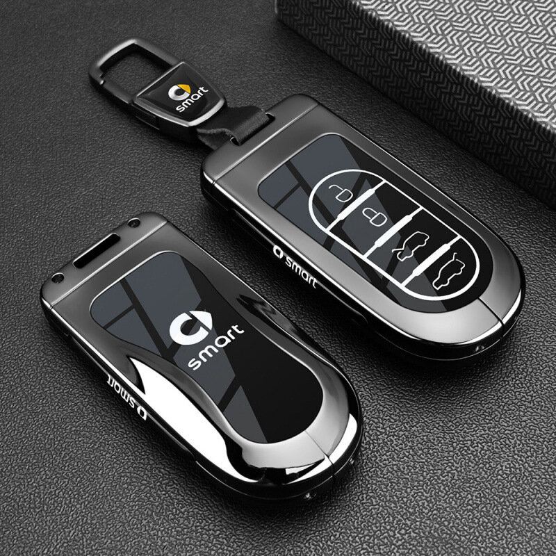 Чехол для ключей Smart EQ #5 для моделей 2024-2025 - Металлический замок, Гранитный цвет