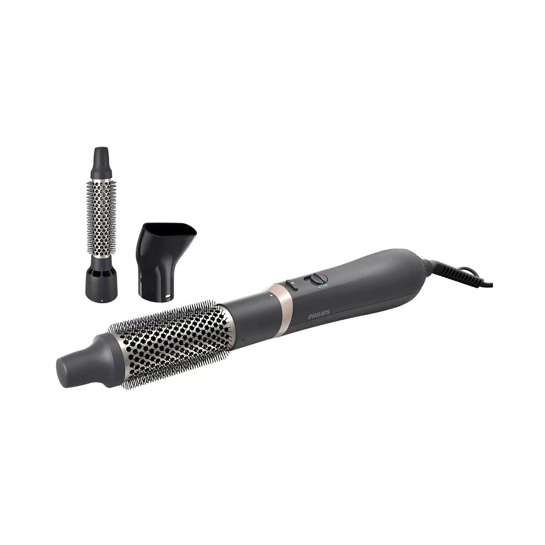 Фен-щетка Philips 3000 Series BHA301/00, 800 Вт, 2 скорости воздушного потока, 3 температурных режима, черный