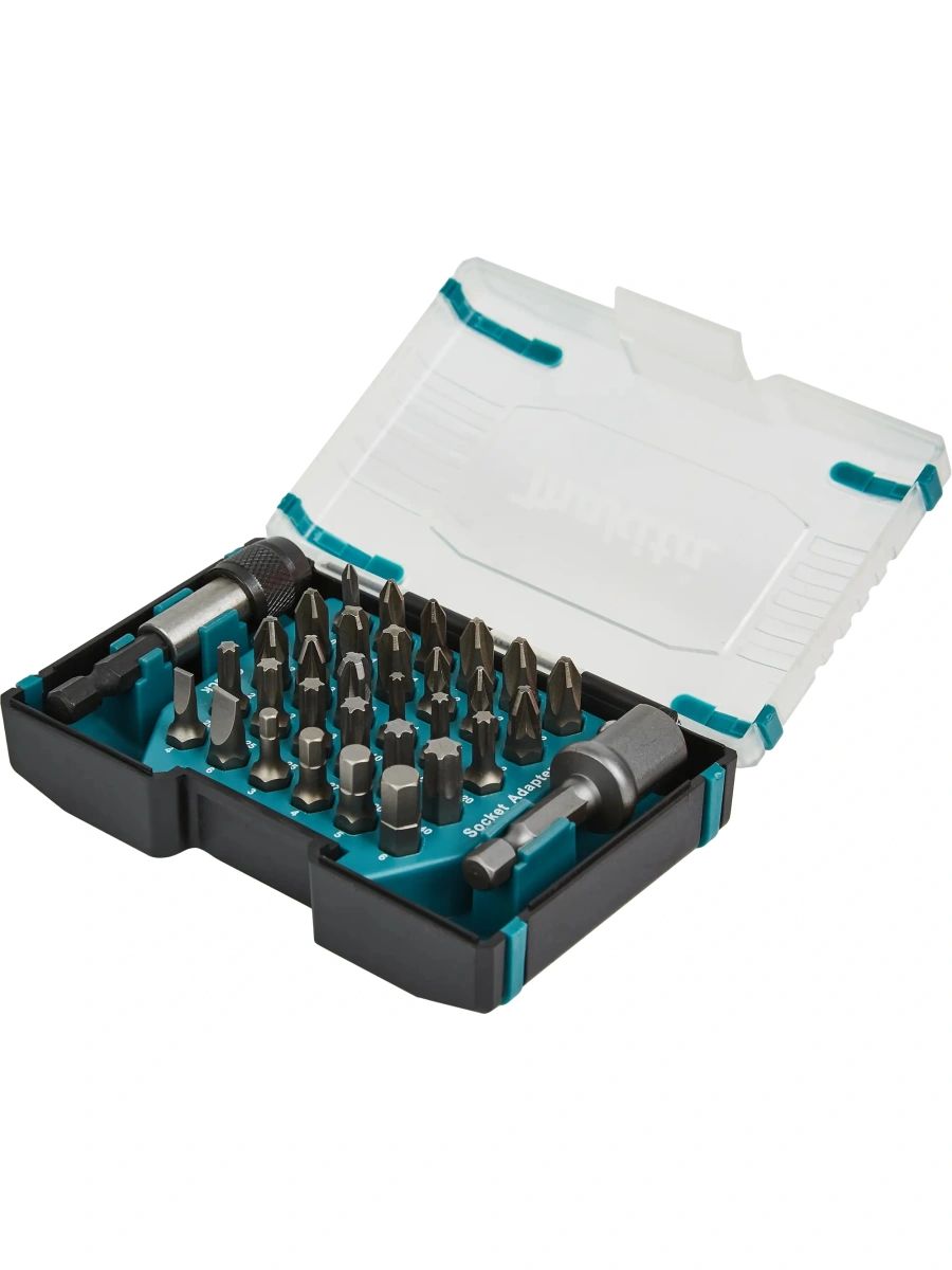 Набор бит Makita D-65084, в комплекте 32 предм, для шуруповертов