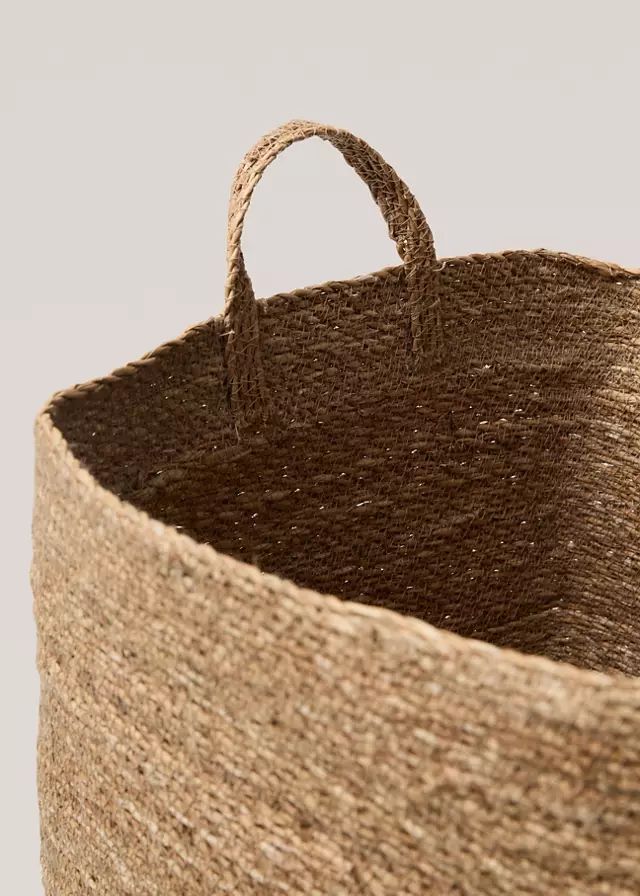 Корзина среднего размера прямоугольной формы MANGO 35 x 35 x 49 см цвет Коричневый