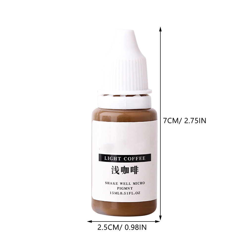 1 Pc Пигмент Для Вышивания Бровей И Губ Профессиональный Оттенок Кофе 5*3Cm