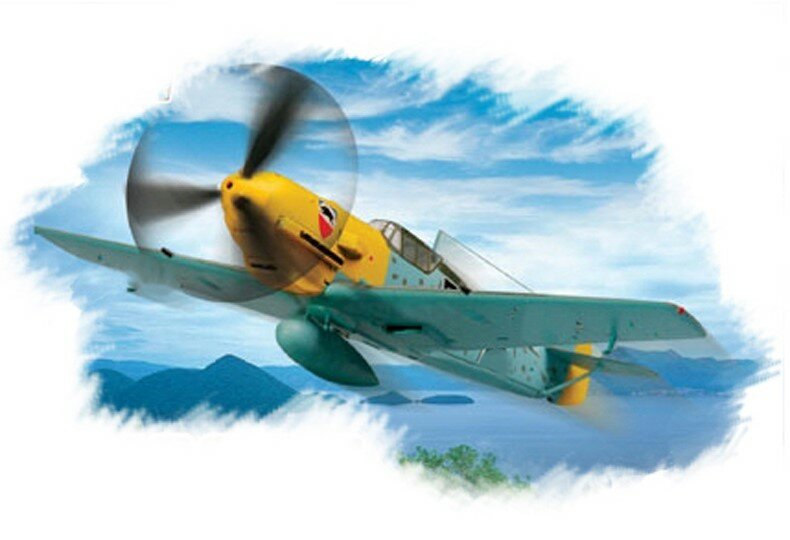 80253 1/72 Сборная модель Немецкий истребитель Bf109E-3