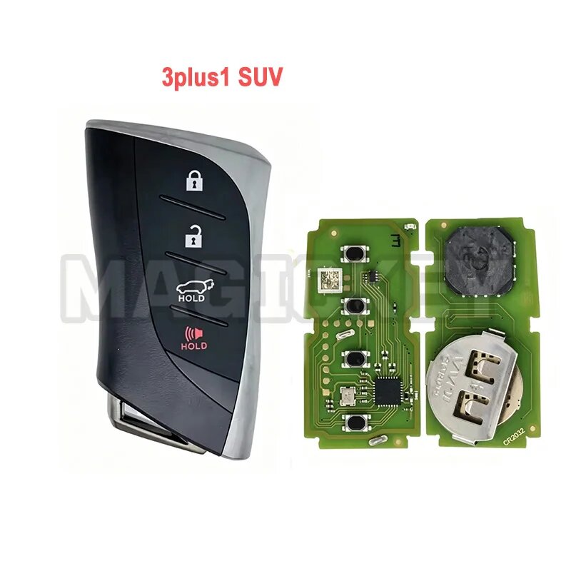 Универсальный смарт-ключ Xhorse XSTO01EN VVDI TOY.T XM38 с поддержкой чипов 4D, 4A, 8A 3plus1 SUV