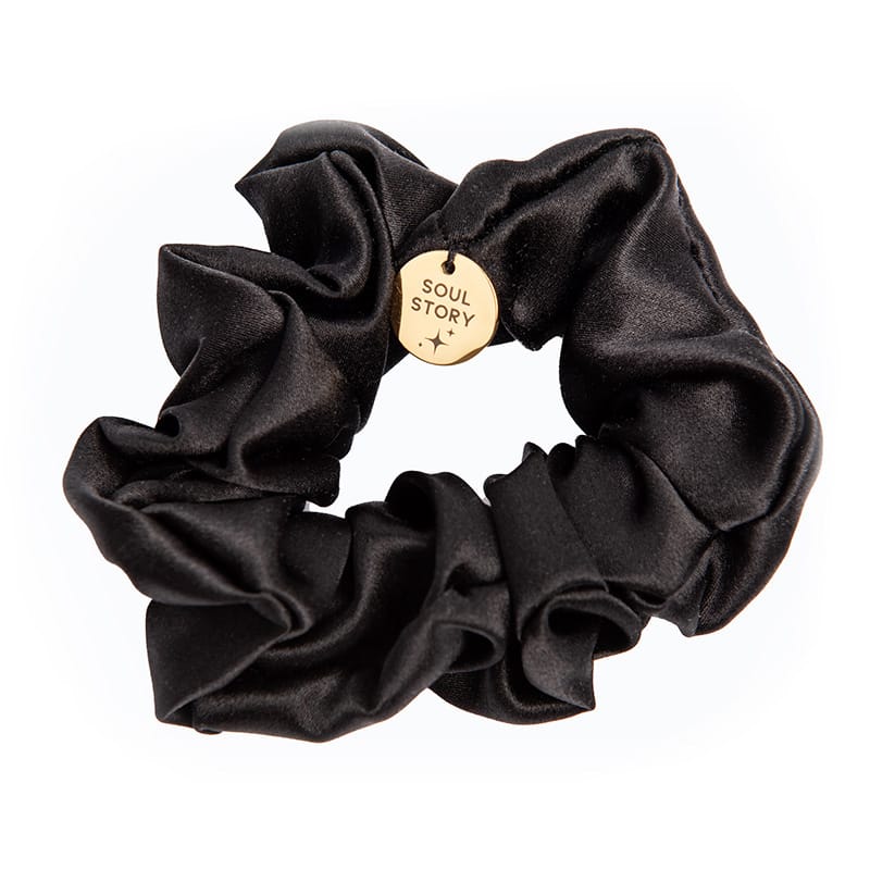 Резинка для волос Soul Story Silk Hair Band шелковая резинка для волос (цвет ) Black 1 шт