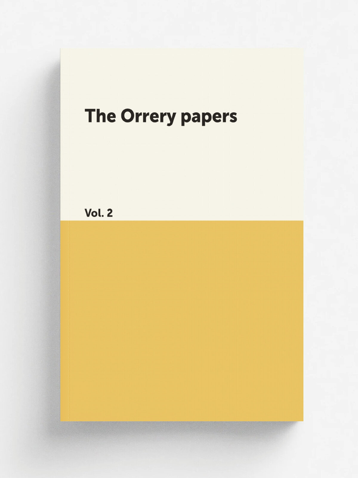 The Orrery papers. Vol. 2