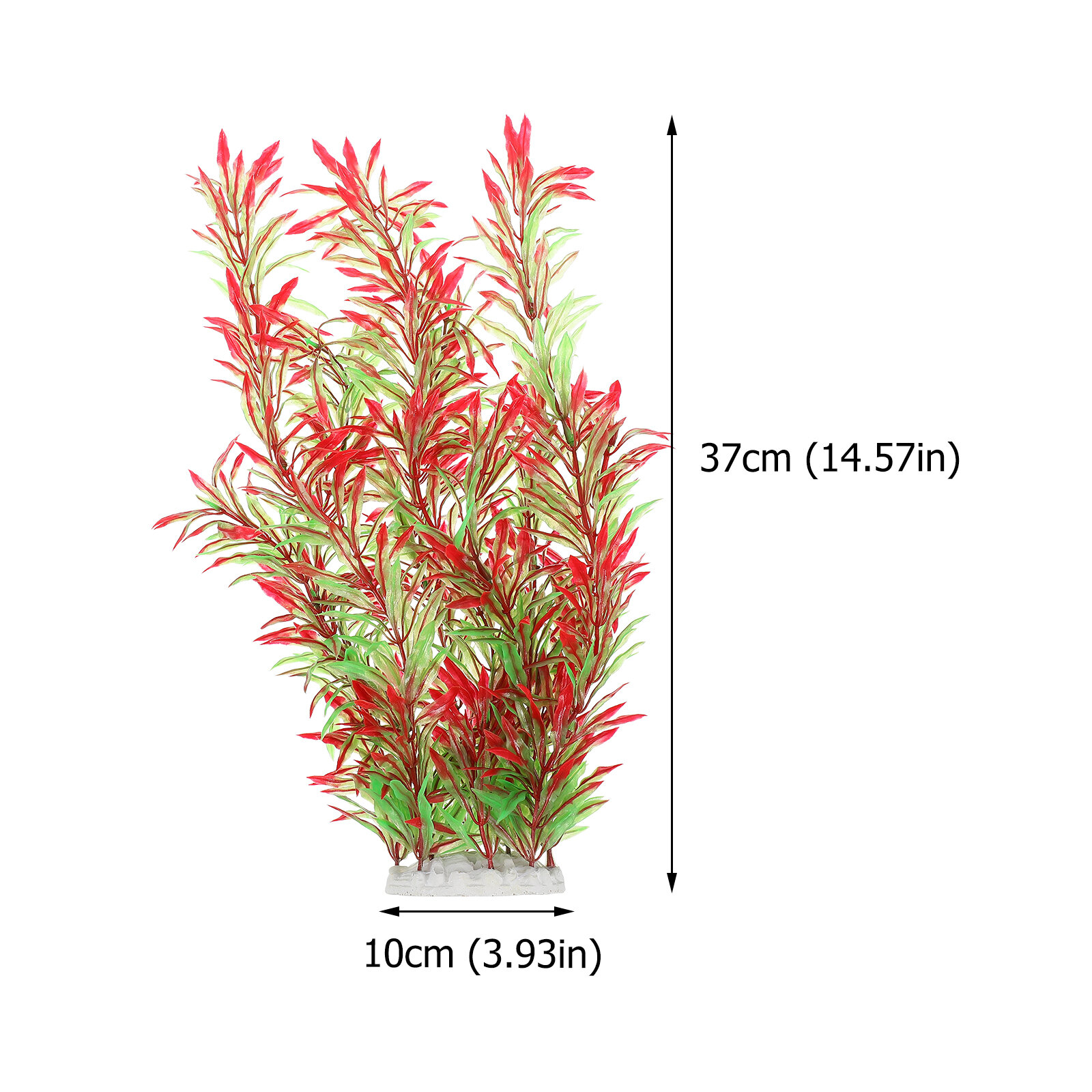 Искусственное Растение Для Аквариума Красное 37X15X5Cm Одно Штук