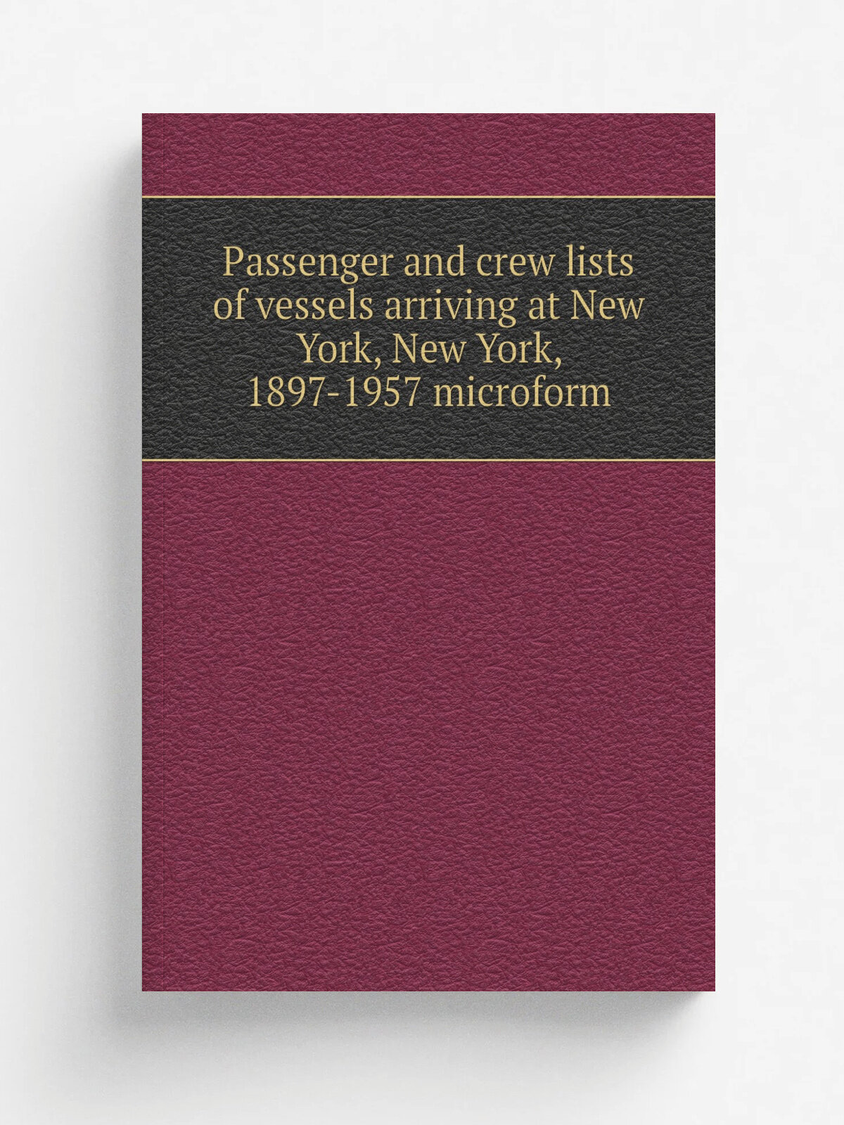 Passenger and crew lists of vessels arriving at New York, New York, 1897-1957 microform | 1941 | . Washington, D.C. : National Archives and Records Se…