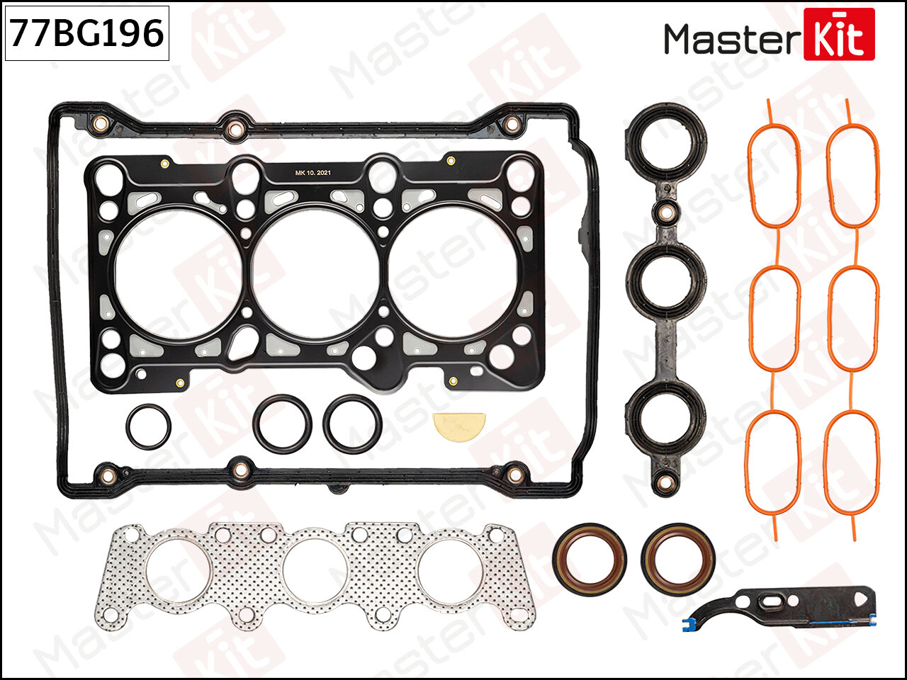 Комплект прокладок ГБЦ AUDI ALW/AML/AMM/APC/APS/APZ/ARN MasterKit 77BG196