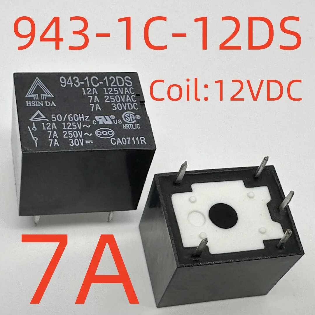 Реле 943-1C-12DS 12V, 7A