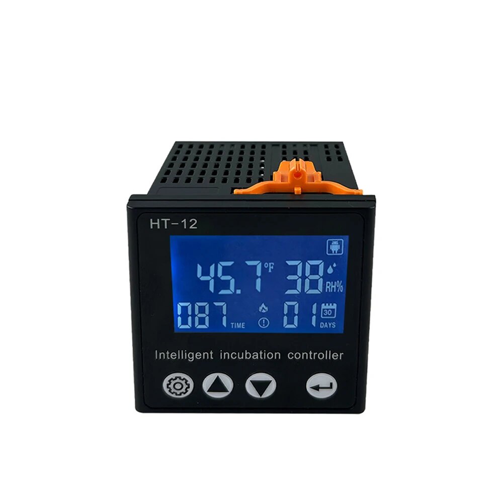 Цифровой Контроллер HT-12 LCD Для Инкубатора: Многофункциональный Термостат-гигрометр С Датчиками Температуры И Влажности