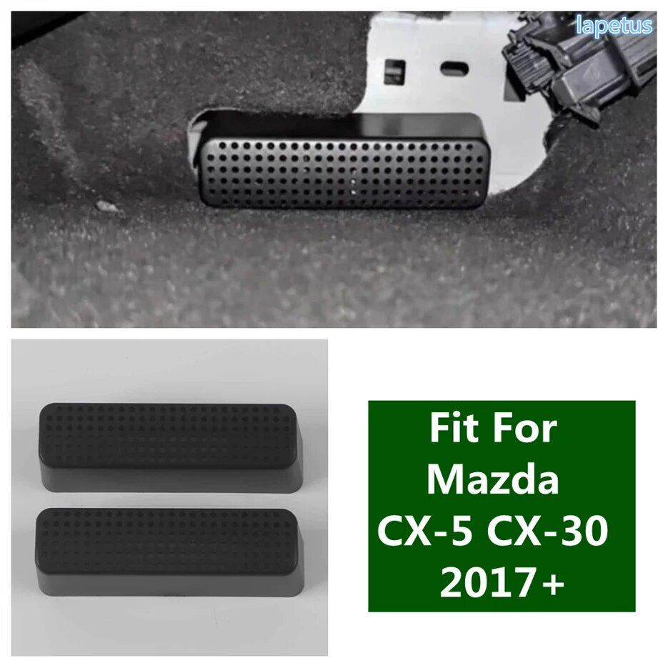 Защитная накладка на воздуховод под задним сиденьем, крышка воздуховода кондиционера для Mazda CX-5 CX-30 2017-2024, автомобильные аксессуары