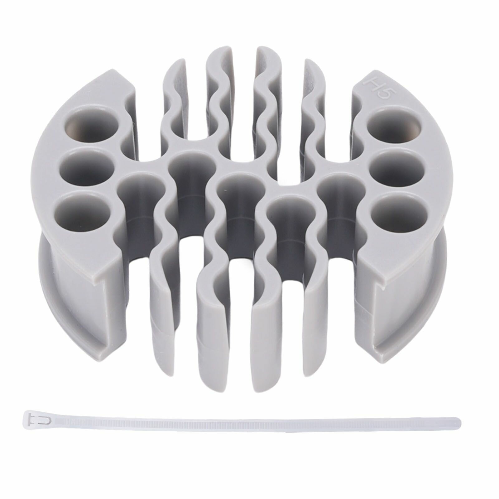 Гребенка для укладки кабелей, серая, Cat5