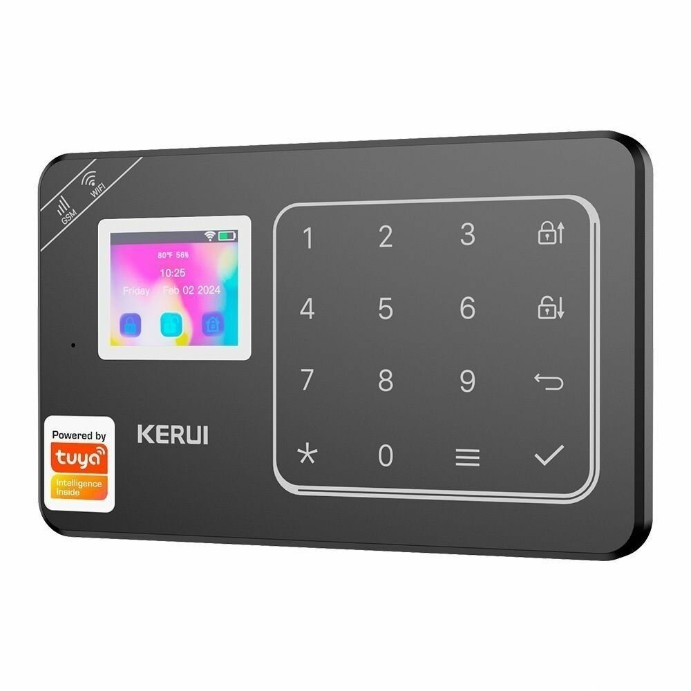 Инновационная охранная система KERUI W181 с GSM и WiFi, премиум панель управления для умного дома питается от сети