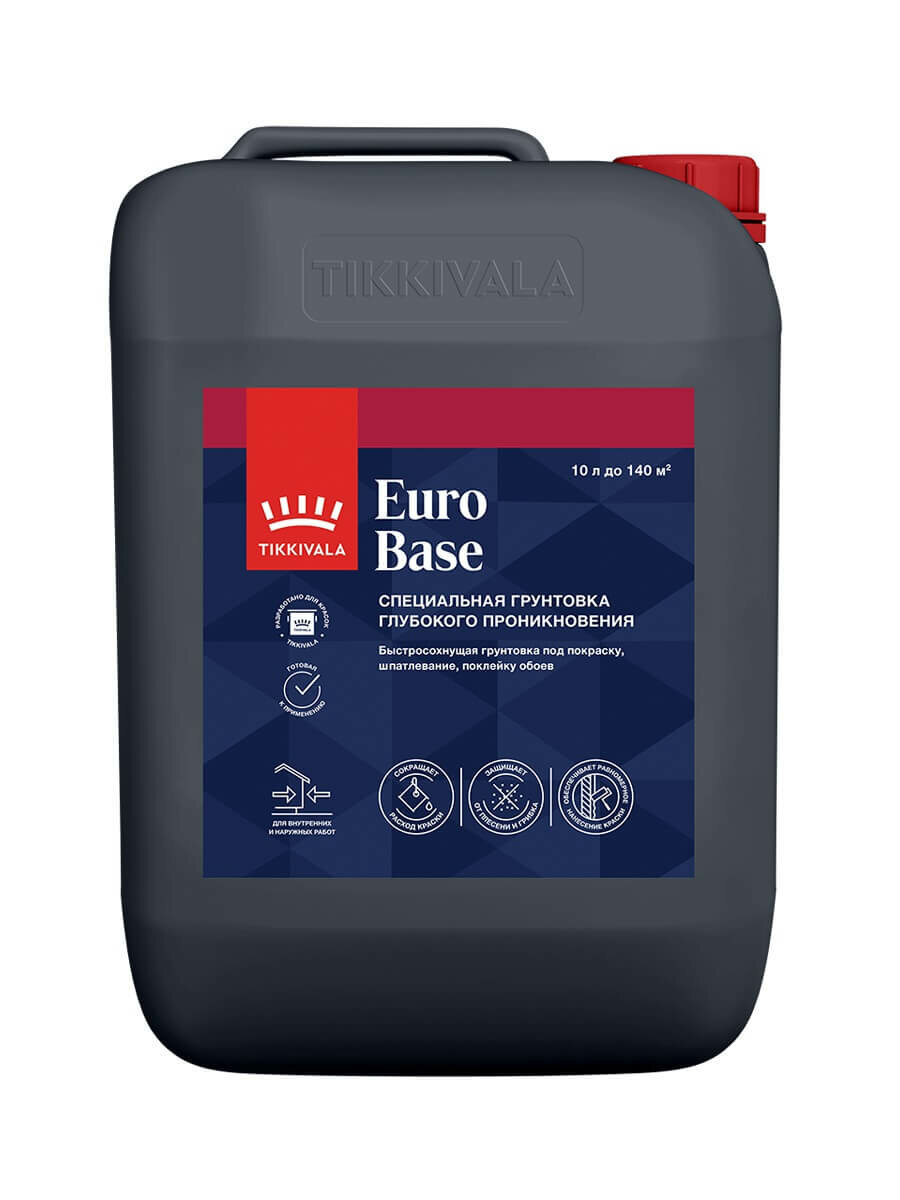 Грунтовка глубокого проникновения Tikkivala Euro Base (10л)