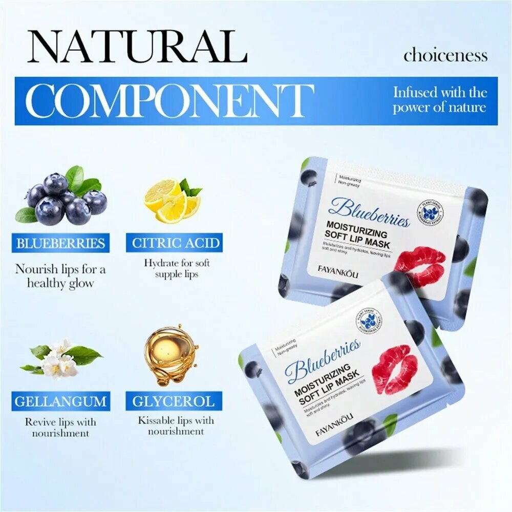 Фруктовая Увлажняющая Маска Для Губ, Уменьшающая Морщины Вокруг Губ